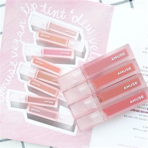 촉촉 보송 어뮤즈 첫 비건 틴트 듀벨벳🧡 저의 픽은 02살구🥰 ⠀ Photo Zihye Blog Itsooda