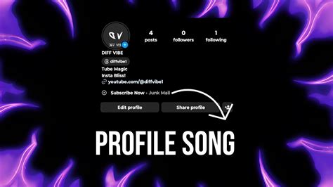 How To Add Song In Instagram Profile Diff Vibe Youtube