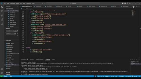 Amit Chauhan On Linkedin Task 4🚀 Here Is A Simple Voice Chatbot
