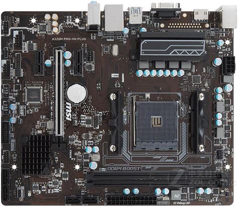 Msi A320m Pro Vh Plus Socket Am4 Amd Micro Atx Motherboard Caribbean