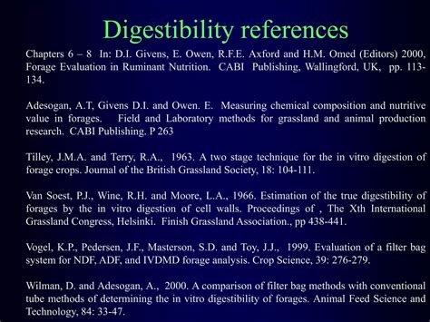 Digestibility Pptpdf