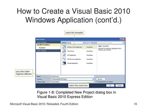 Ppt Microsoft Visual Basic 2010 Reloaded Fourth Edition Powerpoint