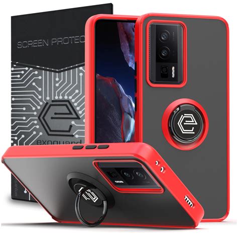 Etui Exoguard O Ring Szk O Xiaomi Poco F Pro Pancerne Case Obudowa Futera Ring