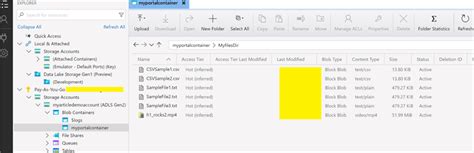 move files to azure using the azure portal storage explorer azcopy