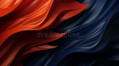 Abstract Background With Wave Like Shapes And Colors For Design Background Generative Ai Stock