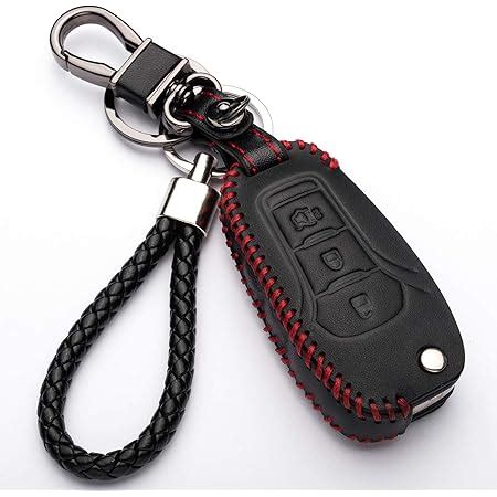 Ontto Rindsleder Autoschlüssel Hülle Cover Für Ford Mondeo Focus 3 Mk3