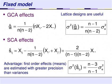 Ppt Module 8 Estimating Genetic Variances Nested Design Gca Sca Diallel Powerpoint