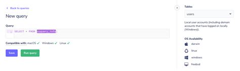 Remove Claim For Supporting FreeBSD In Query Builder Table Documentation Issue Fleetdm