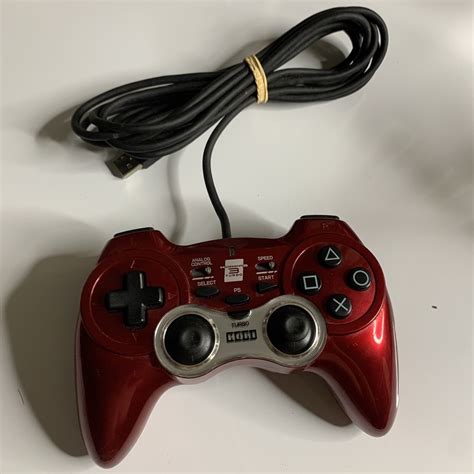 Sony Playstation 3 Hori Horipad 3 Turbo Ps3 Controller Red With Rapid Sony Playstation 3 Hori Horipad 3 Turbo Ps3 Controller Red With Rapid