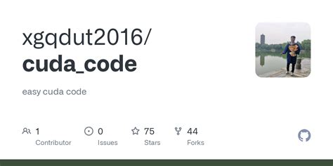 Github Xgqdut2016cudacode Easy Cuda Code