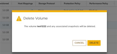 How To Delete Volume In PowerStore StorageArea Network