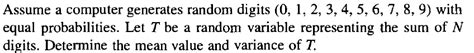 solved assume a computer generates random digits