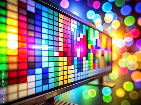Bokeh Test Pattern Tv Uhd 4k Resolution Focus Chart Color Bars