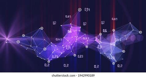 Big Data Abstract Background Chaotic Polygonal Stock Illustration Shutterstock