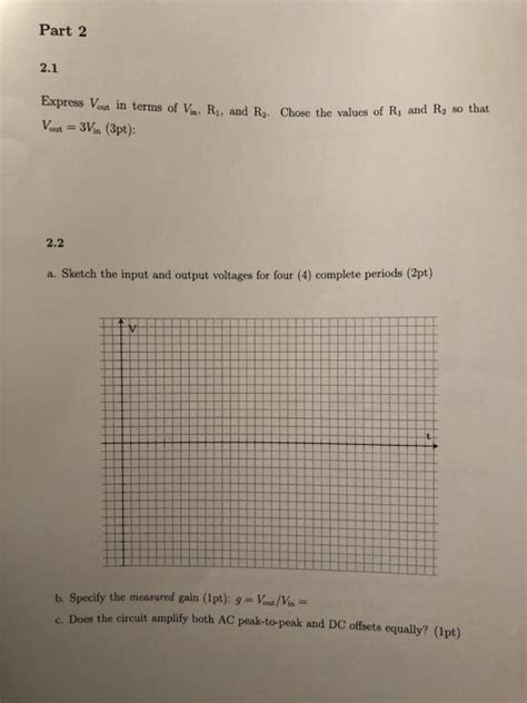 Solved Lab 5 Operational Amplifiers Abstract In This Lab Chegg Com