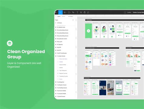 Online Course Mobile App Ui Kit Ui Kits — Ui Custom