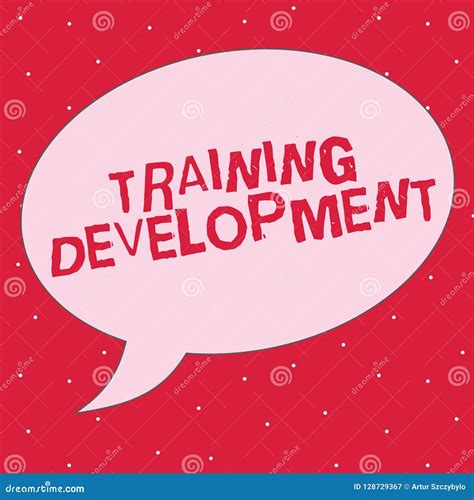 Word Writing Text Training Development Business Concept For Learn And