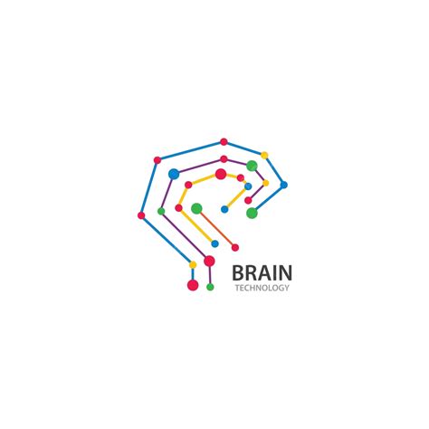 Brain Technology Logo Intellect Intelligence Memory Vector Intellect