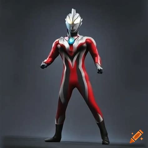 Black And Red Ultraman In Full Body On Craiyon