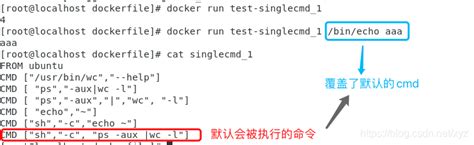 Dockerfile Cmd 命令详解 Csdn博客