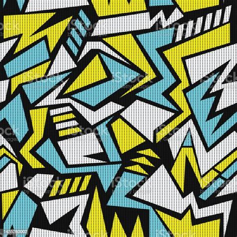 도시 스포츠 추상적인 이음새가 없는 패턴 그래피티에 대한 스톡 벡터 아트 및 기타 이미지 그래피티 스포츠 0명 Istock