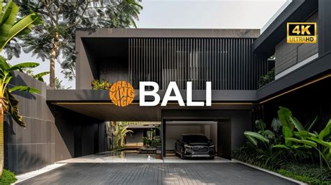Bali Architecture Modern Style Tropical House With Breathtaking