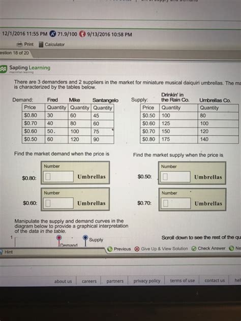 Solved There Are 3 Demanders And 2 Suppliers In The Market