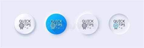 Quick Tips Line Icon Helpful Tricks Sign Line Icons Vector Stock