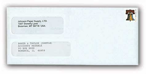 Envelope 10 Free Template With Window Address Oplwaves