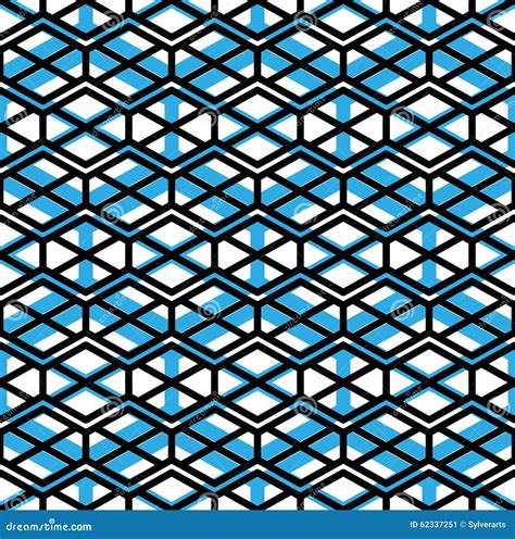 Bright Symmetric Seamless Pattern With Interweave Figures Cartoon Vector