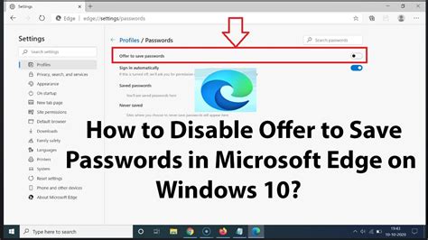 How To Disable Password Saving In Microsoft Edge Microsoft Edge Eroppa