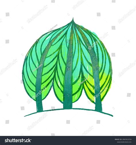 Three Trees Together Simbol Drawings Stock Illustration 2047413716 Shutterstock