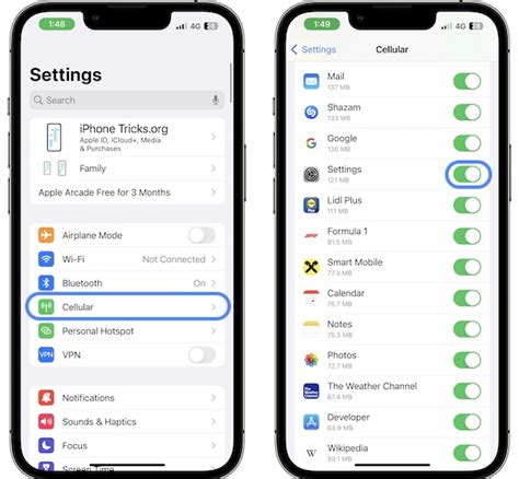 Use Cellular Data To Download Ios Update Popup Stop It