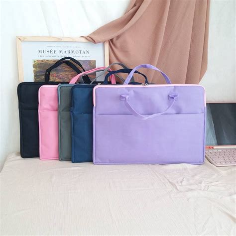 Jual Tas Laptop Inch Sleeve Laptop Canvas Pelindung Laptop Cover Laptop Notebook Waterproof