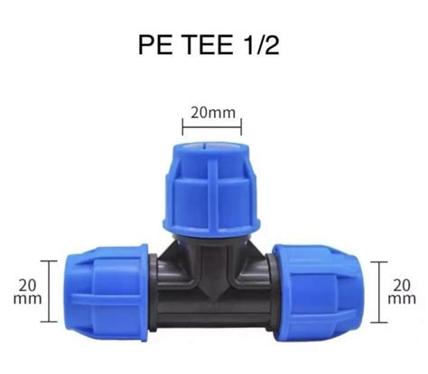 Pe Compression Fittings Tee 1 2 Lazada Ph