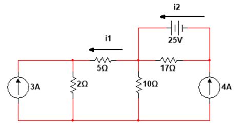 solved find i1 i2 using mesh node analysis and thevenin