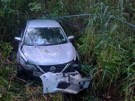 Vehicle Crashes On The Everett Turnpike In Merrimack Lands In Woods