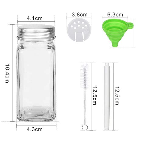 Badu Bg Кухня 12бр Органайзер за буркани за подправки Поставка за подправки Комплект тенджери