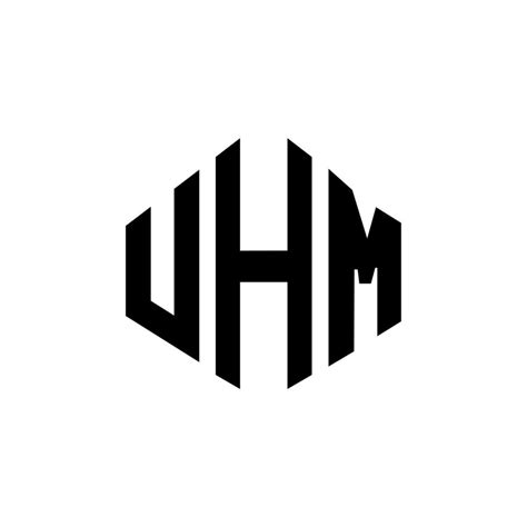 Uhm Letter Logo Design With Polygon Shape Uhm Polygon And Cube Shape Logo Design Uhm Hexagon