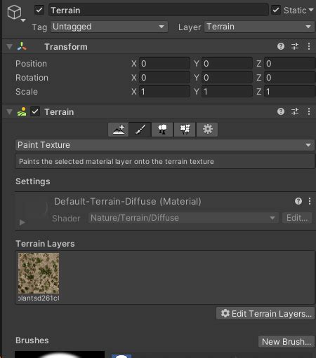 Unity Terrain Texture Missing After Upgrade From To Stack Overflow