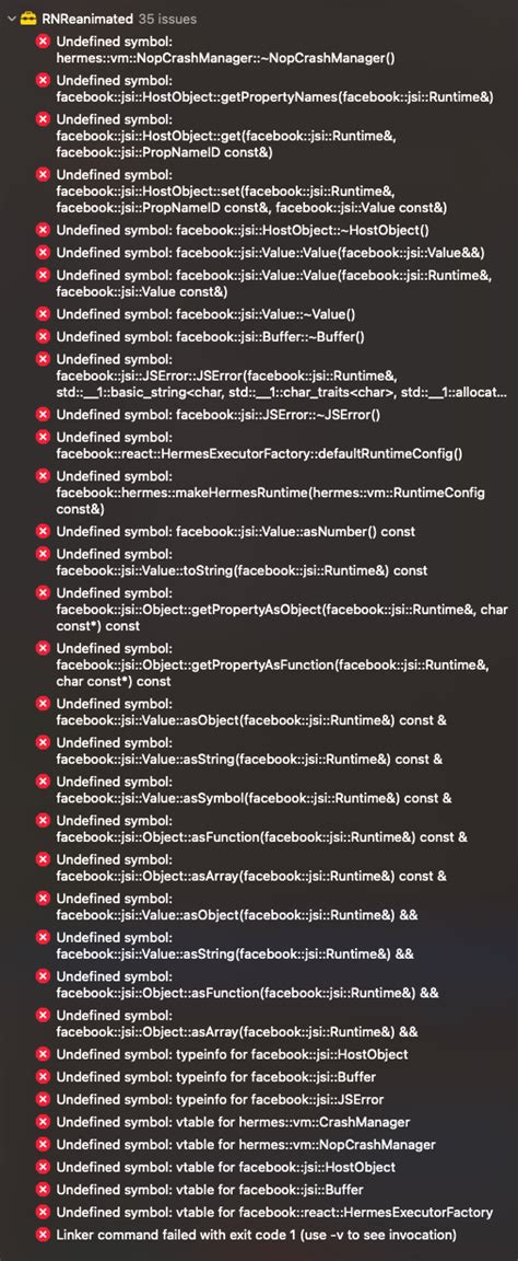 Jsi Related Xcode Build Errors Upon Installation Of 2144 Brownfield