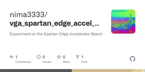 GitHub Nima Vga Spartan Edge Accel Board Experiment On The Spartan Edge Accelerator Board