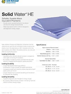 Solidwater HE Datasheet Xiel Limited