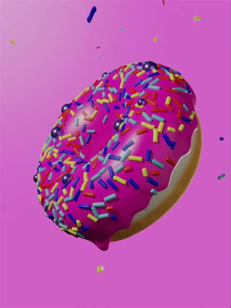 Atul Verma On Linkedin Blenderart 3dmodeling Creativejourney Donutchallenge