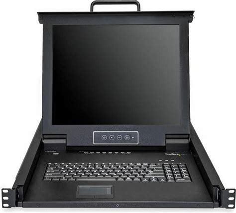 Startech 17 Bildskärm Rackmount Kvm Console 8 Ports With 17 Lcd Monitor Kvm