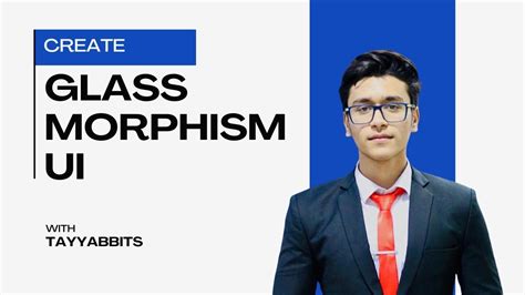 Glassmorphism Form Ui Design Html And Css Tutorial Step By Step Tayyabbits Youtube