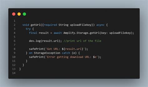 uploading files in s3 bucket using aws amplify in flutter apps the