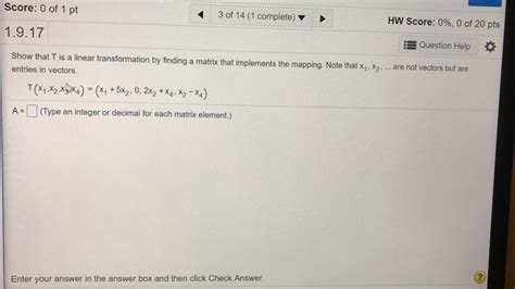 solved show that t is a linear transformation by finding a