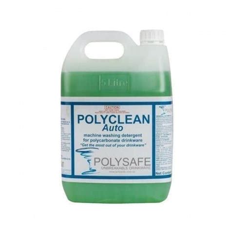 Polyclean Polysafe Automatic 5 0lt Polycarb Glasses Machine Wash Liquid