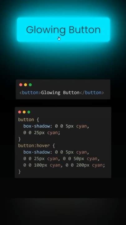 Glowing Button Css Effect Css3 Hiphop Html5 Coding Youtube